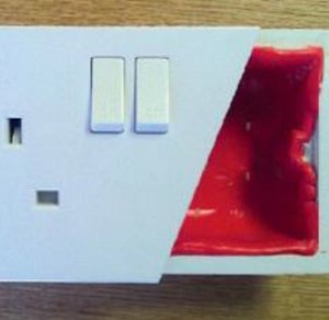 Intumescent Socket Putty Pad Electrical Fire Safety Safire Prevention ...