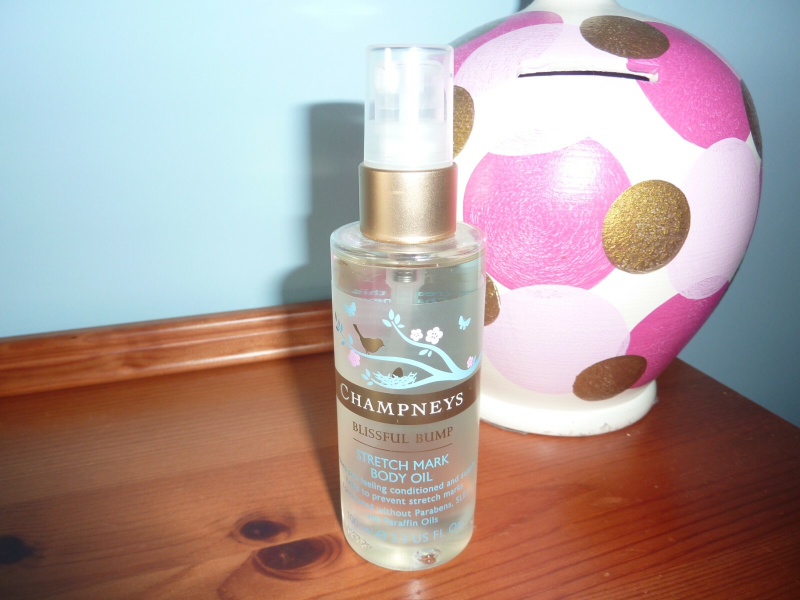 Champneys Blissful Bump Stretch Mark Body Oil 100ml Spray New Unused ...
