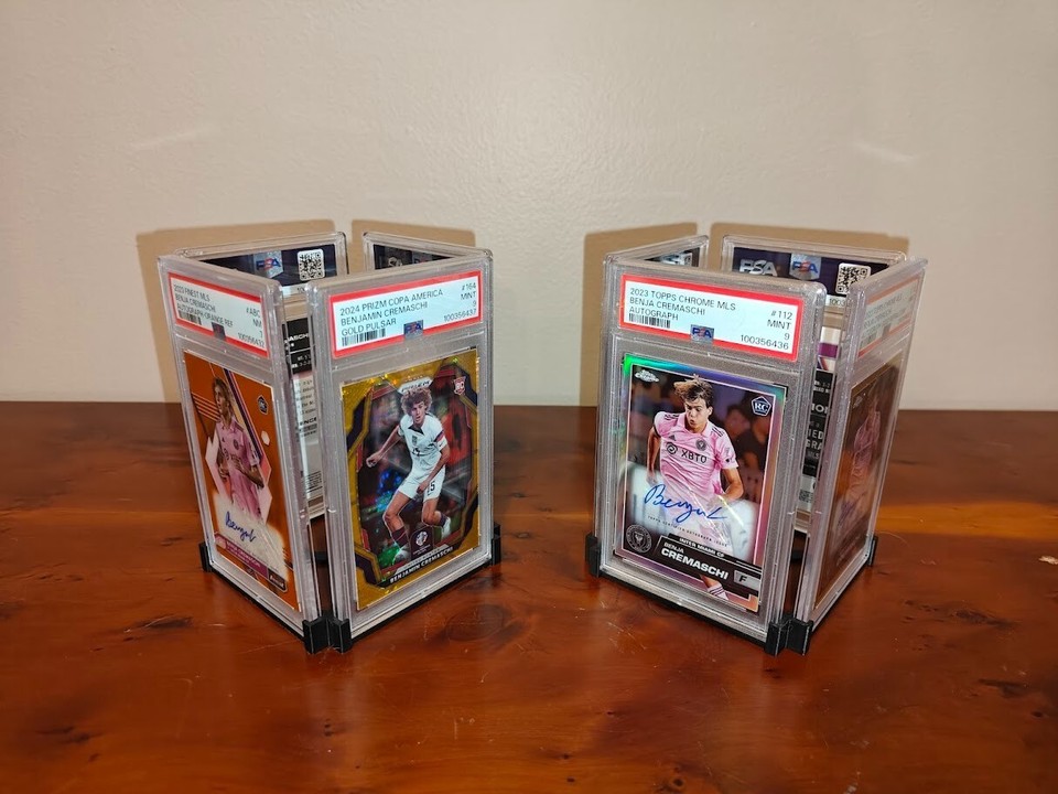 PSA Slab Display Easy Stack Black Sports card display | eBay