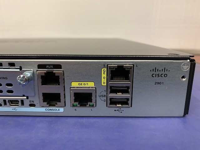 Cisco 2901 Integrated Services Router CISCO2901-SEC/K9 CMMJA00ARA NEW ...