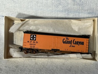 Nice Walthers Santa Fe Grand Canyon RR 40’ Wood Reefer Car HO | eBay