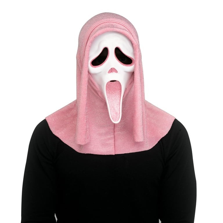 Scream Ghost Face Pink Glitter Mask Officially Licensed Fun World ...