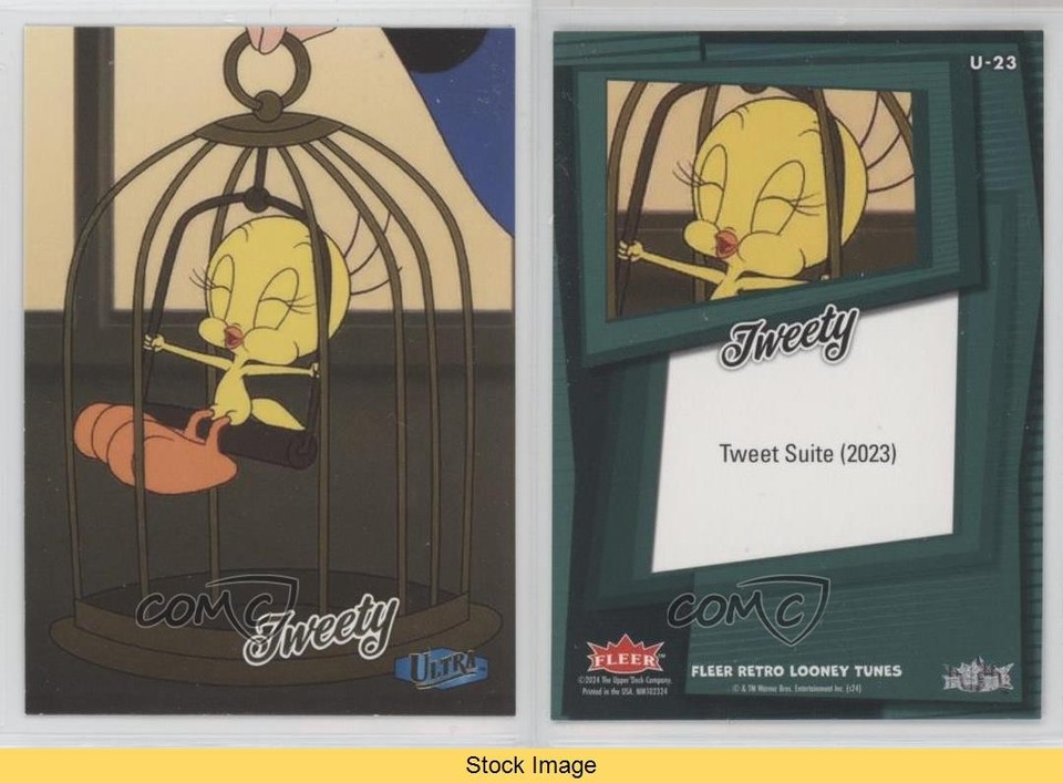 2024 Fleer Retro Looney Tunes Fleer Ultra Tweety Bird Tweety #U-23 READ ...