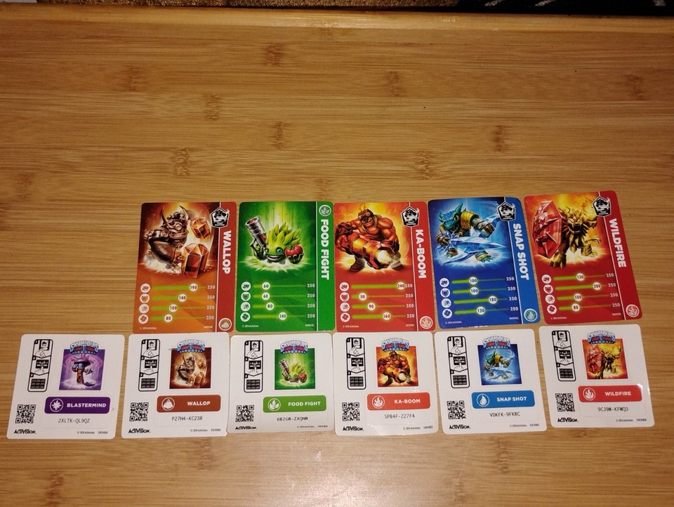 Skylanders Trap Team Lot Trap Master Lot 6 Figures 2 Trap Crystals And ...