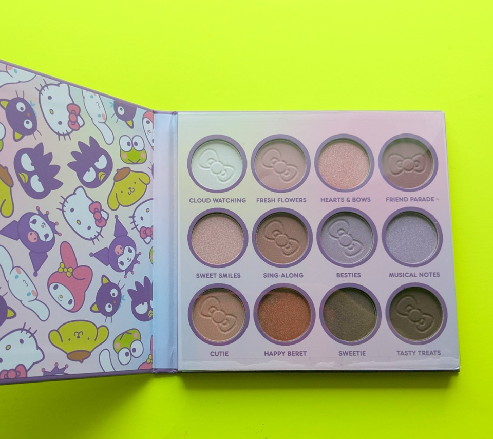 Sanrio Hello Kitty & Friends Eyeshadow Palette 12 Colors - Limited ...