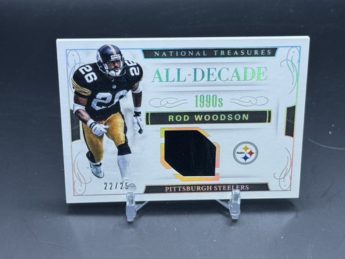 2016 Panini National Treasures Rod Woodson All Decade Patch Silver /25 ...