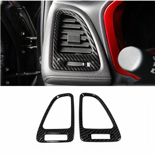 For Honda HR-V HRV 2016-2021 Dashboard Air Vent Cover Trim Carbon fiber ...