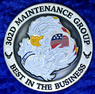 USAF 302D Maintenance Group Operations Flight C-130 Challenge Coin C-16 ...