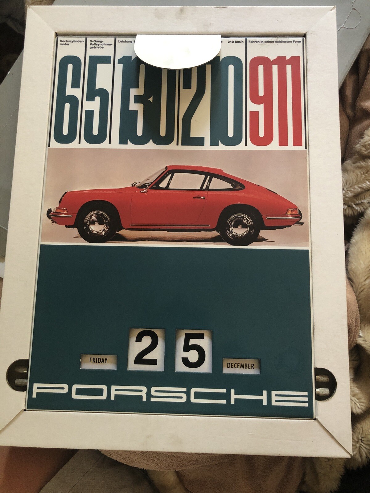 Porsche 911 Perpetual Calendar Original Porsche | eBay