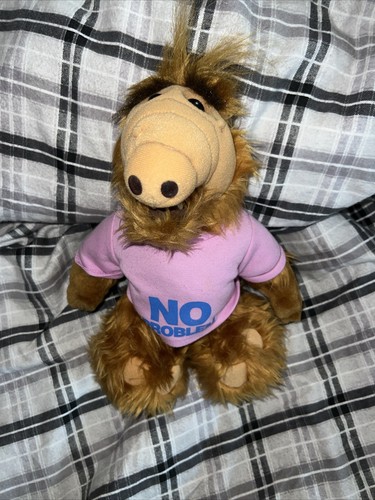 Vintage 1988 Alf Plush Tshirt “No Problem” Retro Stuffed Toy Alien Life ...