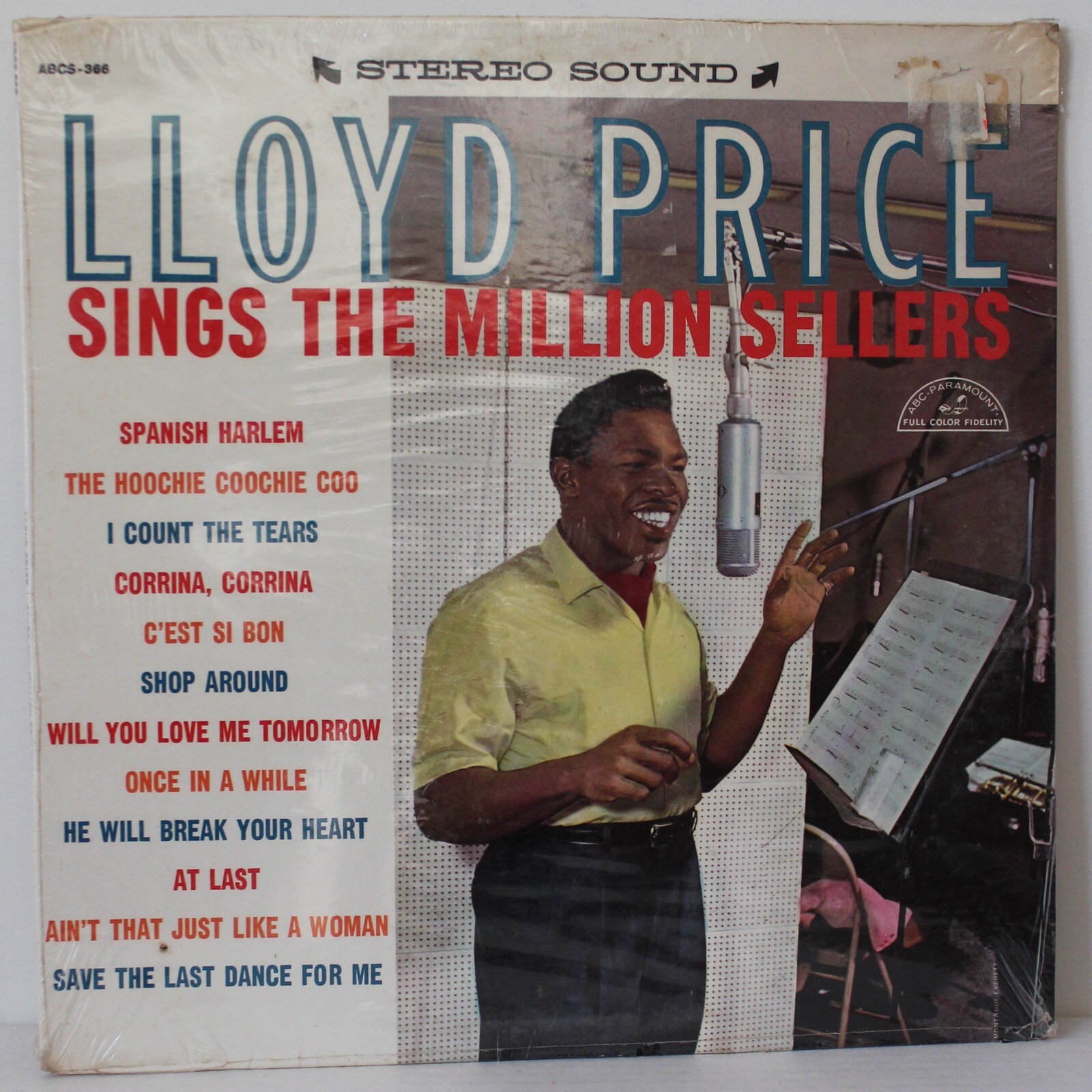 "Lloyd Price Sings The Million Sellers” LP ~ ABC 366 ~ SEALED Pop R&B ...