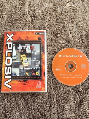 GTA 2 Grand Theft Auto 2 PC CD ROM Xplosiv Version Game Worldwide Post ...