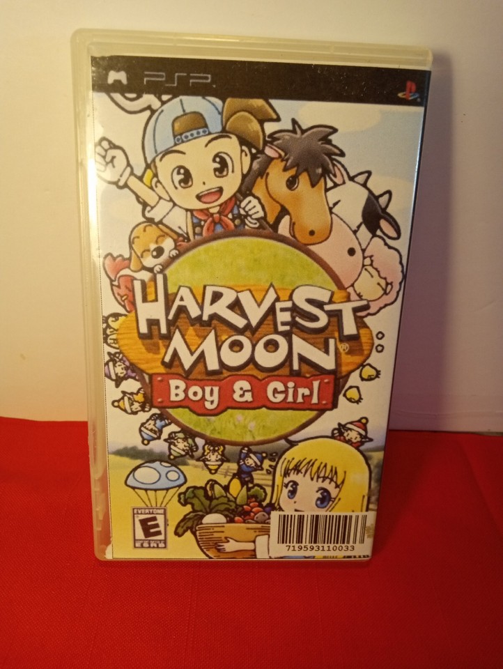 HARVEST MOON BOY AND GIRL PSP** NO GAME* CASE ONLY** COPIED ARTWORK ...