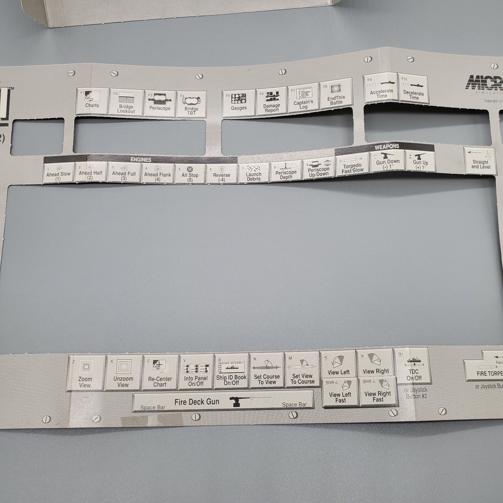 Silent Service II 2 Big Box PC Game - MicroProse- 3.5" Floppy Disc ...