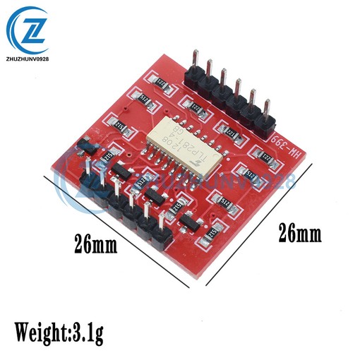 4 Channel Optical Coupler Isolation TLP281 Module High/Low Level ...