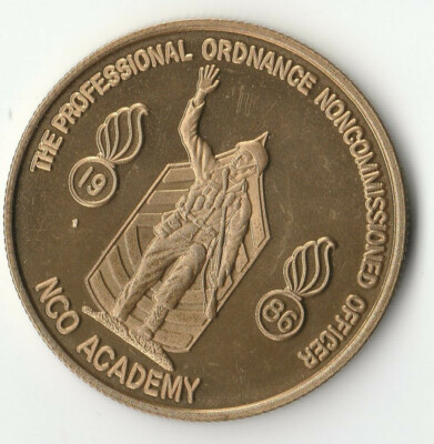Ordnance Corps NCO Academy Coin 1.5 " DIA C-1 | eBay