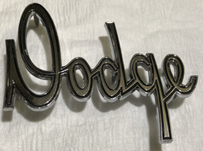 1964? DODGE CUSTOM 880 CONVERTIBLE? TRUNK LID?SCRIPT EMBLEM | eBay