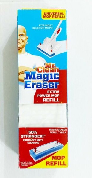 Mr. Clean Magic Eraser Replacement Mop Head - Blue/White (446269) for ...