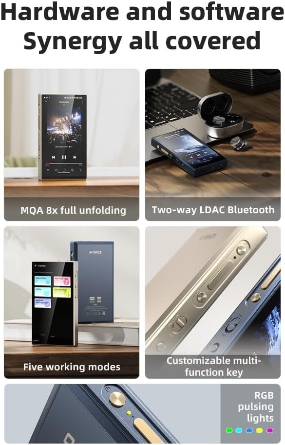 FiiO M21 Android 13 Portable Music Player w/Snapdragon 680, DSD ...
