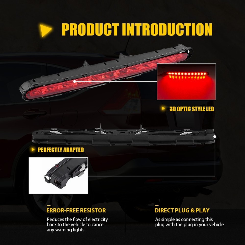 Third High Mount Brake Rear Stop Tail Lights For Mercedes Benz W211 E ...