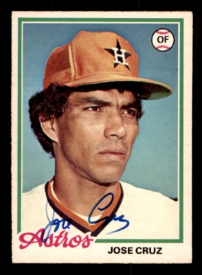 1978 OPC O-Pee-Chee Baseball #131 Jose Cruz Signed Autograph (No COA ...