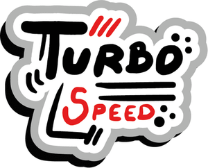 Turbo Speed Slogan Auto Moto Racing Car Bumper Sticker Decal 5" x 4" | eBay
