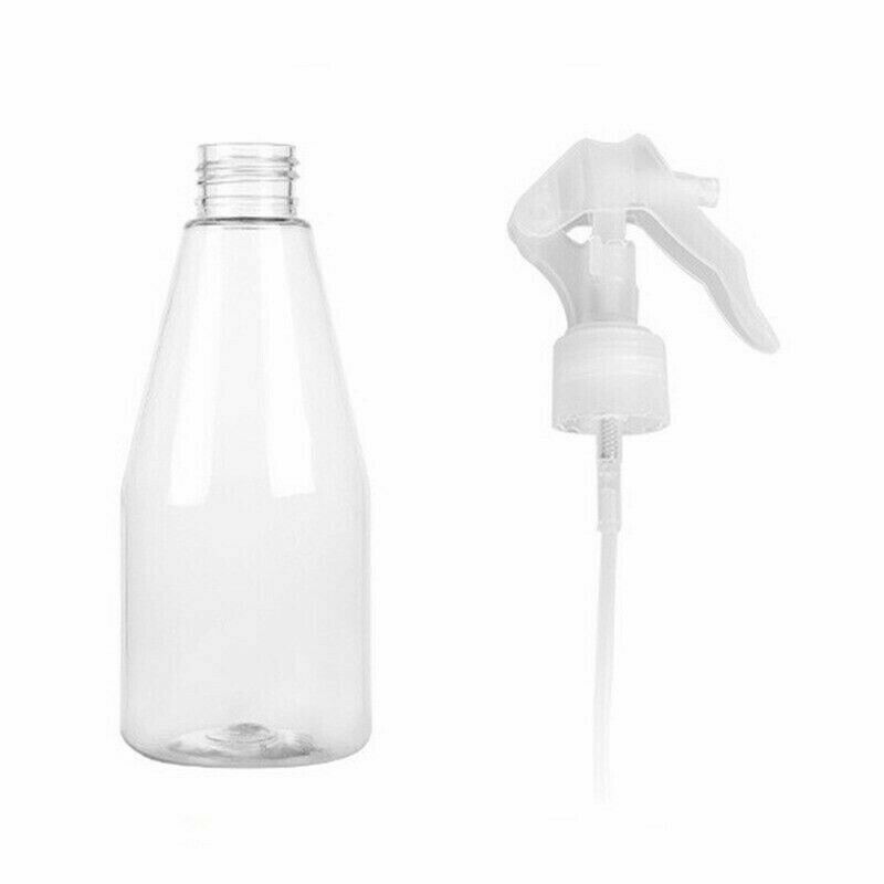 200ML Portable Plastic Spray Bottle Transparent Fine Mist Water Sprayer ...