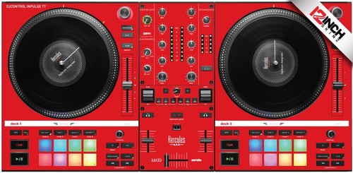 Hercules DJcontrol Inpulse T7 Skin - Red | eBay
