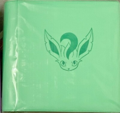 Pokemon TCG Official Leafeon Eevee 480 Slots File Binder From Chinese ...