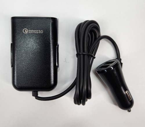 Qualcomm Quick Charge 3.0 4-USB Ports Fast Charging Extension Cable Car ...