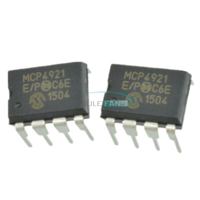 2PCS MCP4921 Digital Analog Converter IC MICROCHIP DIP8 MCP4921 MCP4921 ...