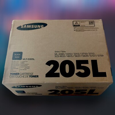 Genuine Samsung MLT-D205L Black Toner Cartridge 205L | eBay