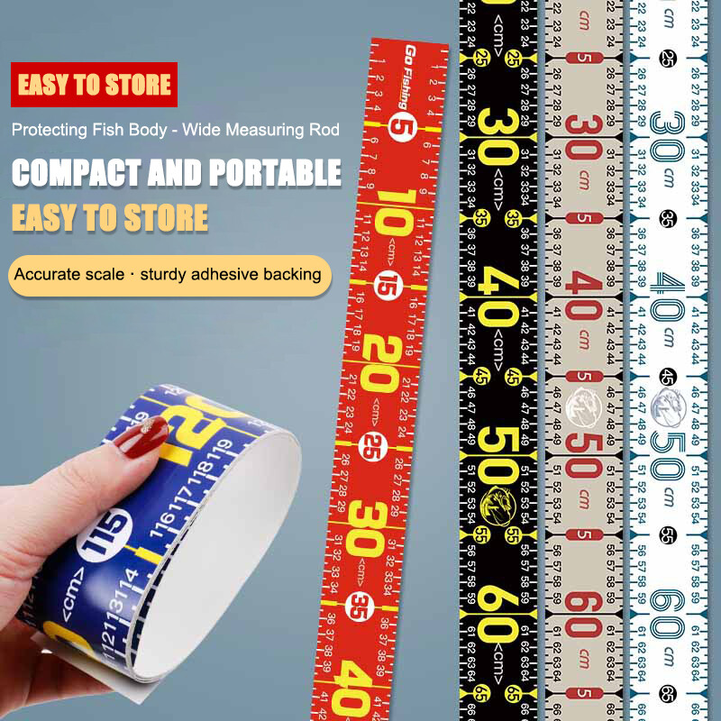 Waterproof Fish Measuring Ruler 130cm Foldable Fishing Measuring Tape ...