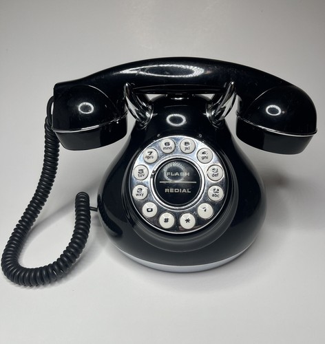 POLYCONCEPT 50's Monster Phone - Retro Telephone - Flash Redial - Black ...