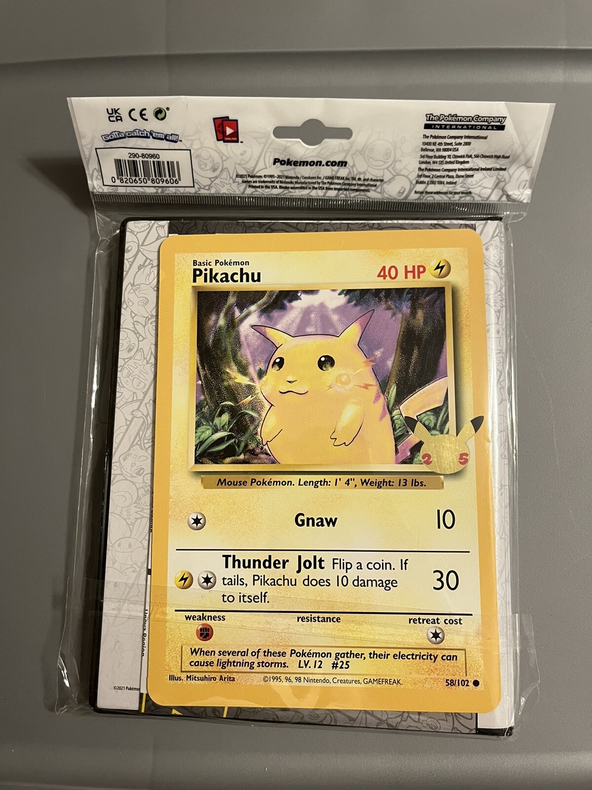 Pokémon TCG: First Partner Collector's Binder with 1 oversize Pikachu ...