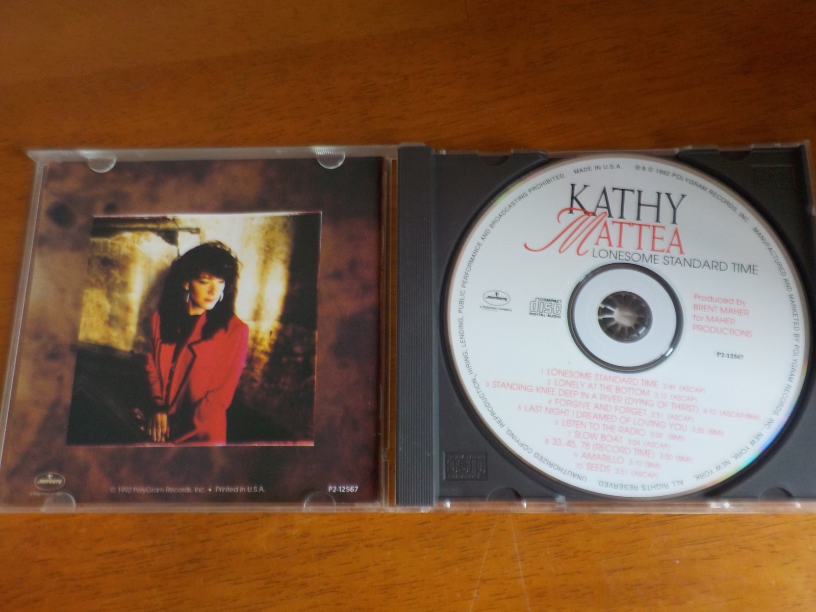 Kathy Mattea Lonesome standard time CD | eBay