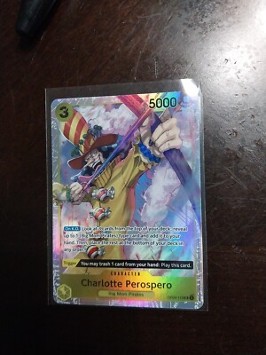 One Piece Charlotte Perospero OP03-113 Super Rare NM+ Pillars of ...