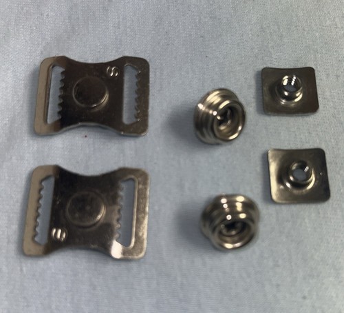 Riddell/Schutt Football Helmet Chinstrap Snaps with T-nuts and Buckles ...