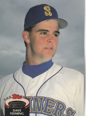 FREE SHIPPING-MINT-1992 Topps Stadium Club Dave Fleming #814 MARINERS ...