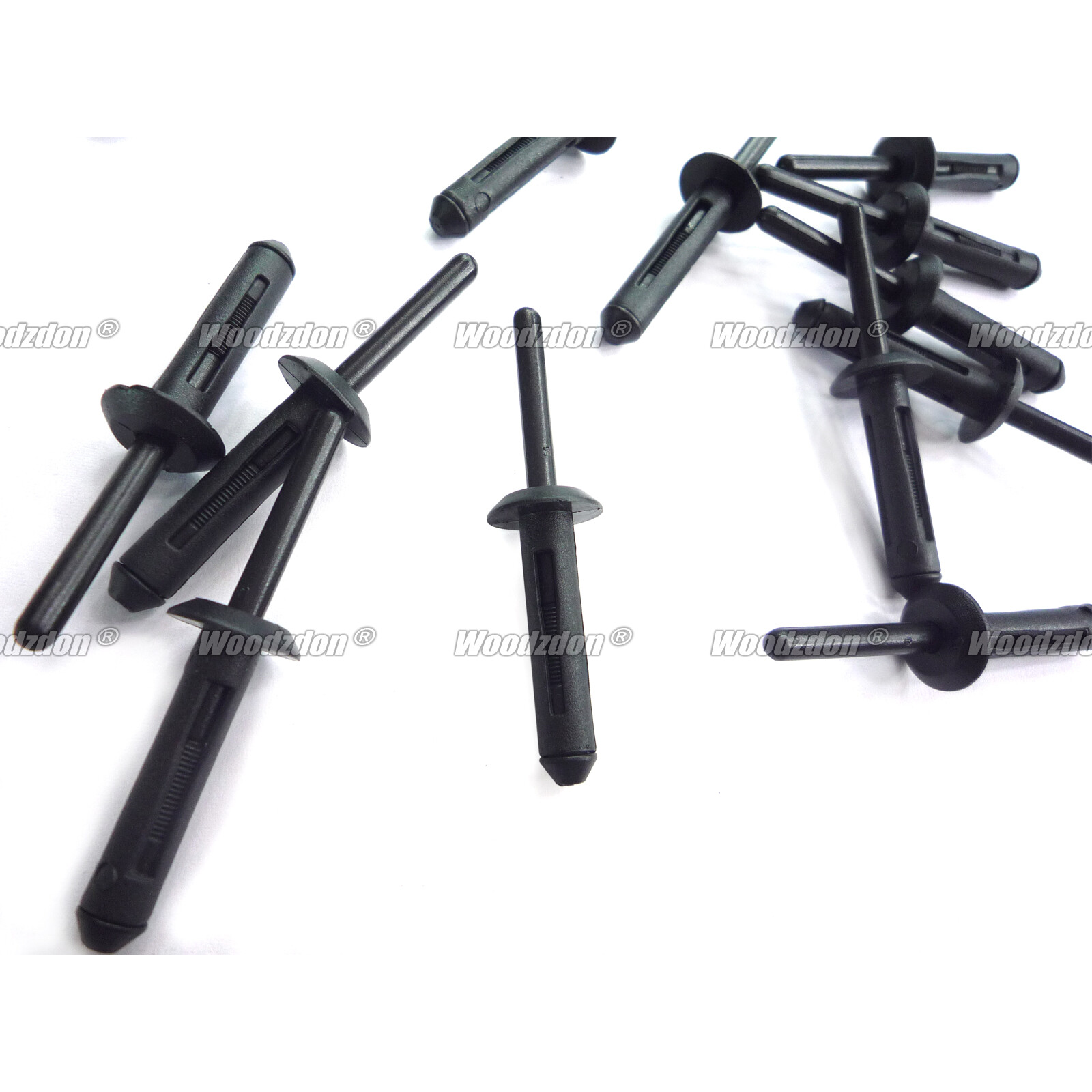 50 Nylon Blind Rivet Clip Retainer 1/4" A 13751 For Chrysler 6501559 ...