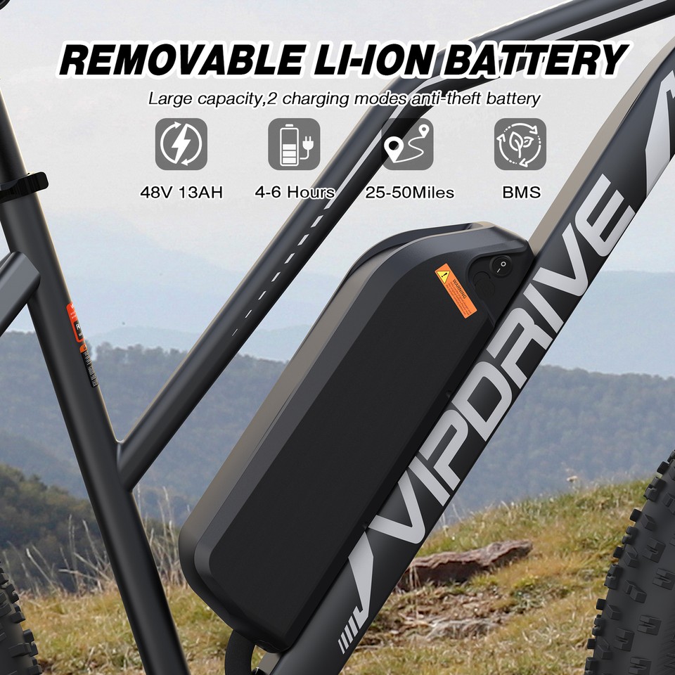 Fat Tire 26" Electric Bicycle Ebike 25mph Mountain Ebike Peak 750W Adults E-Bike | eBay