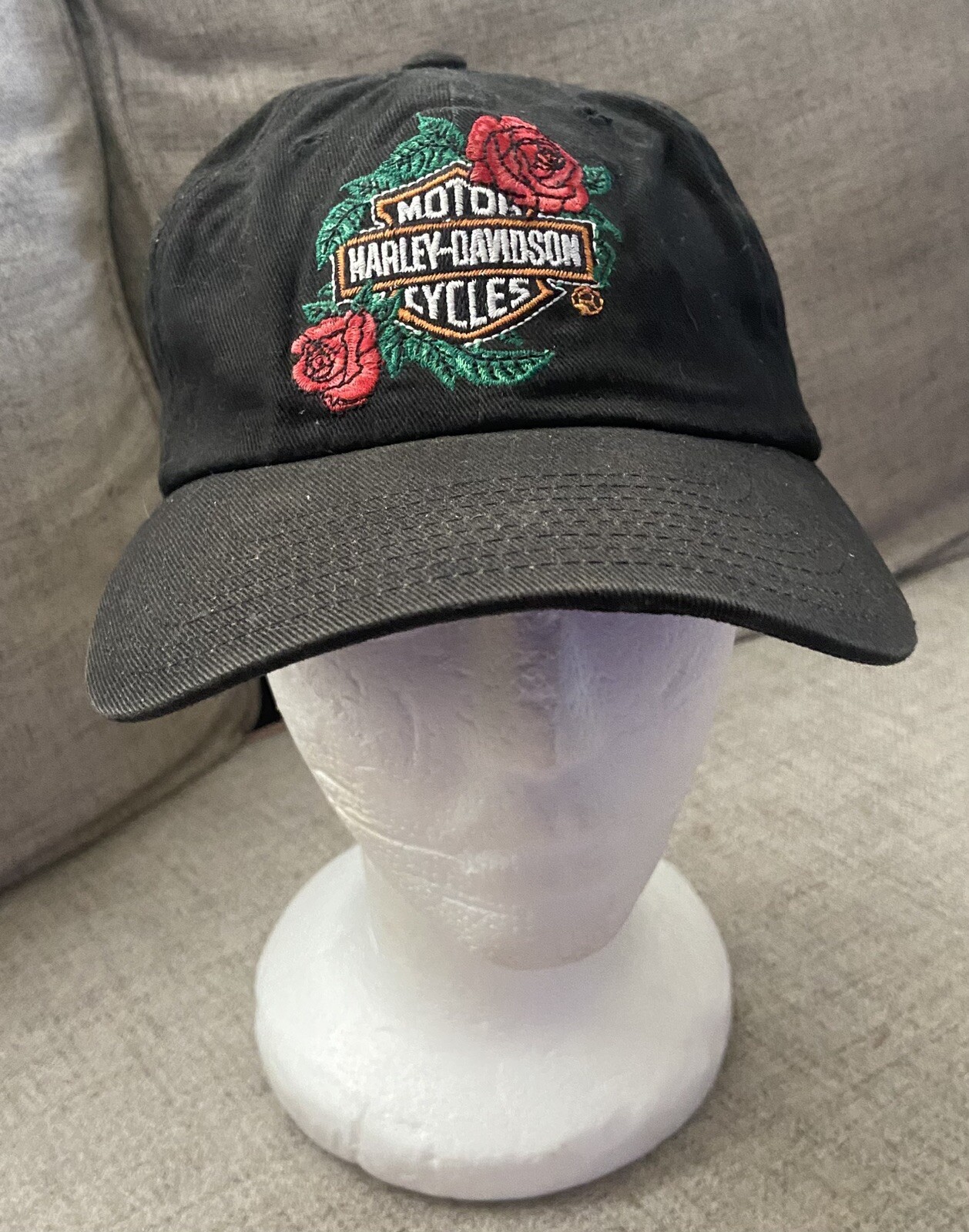 Harley-Davidson Motorcycles Logo Women's Red Roses Po… - Gem