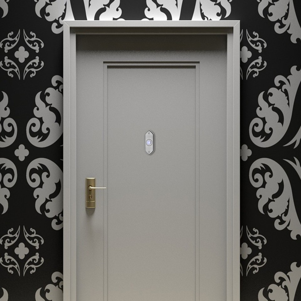 Doorbell Button: Retro Door Bell Replacement Push Button - Traditional ...