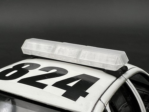 1/24 25 Scale Clear Code 3 MX7000 Lightbar LAPD LASD Sheriff Police | eBay