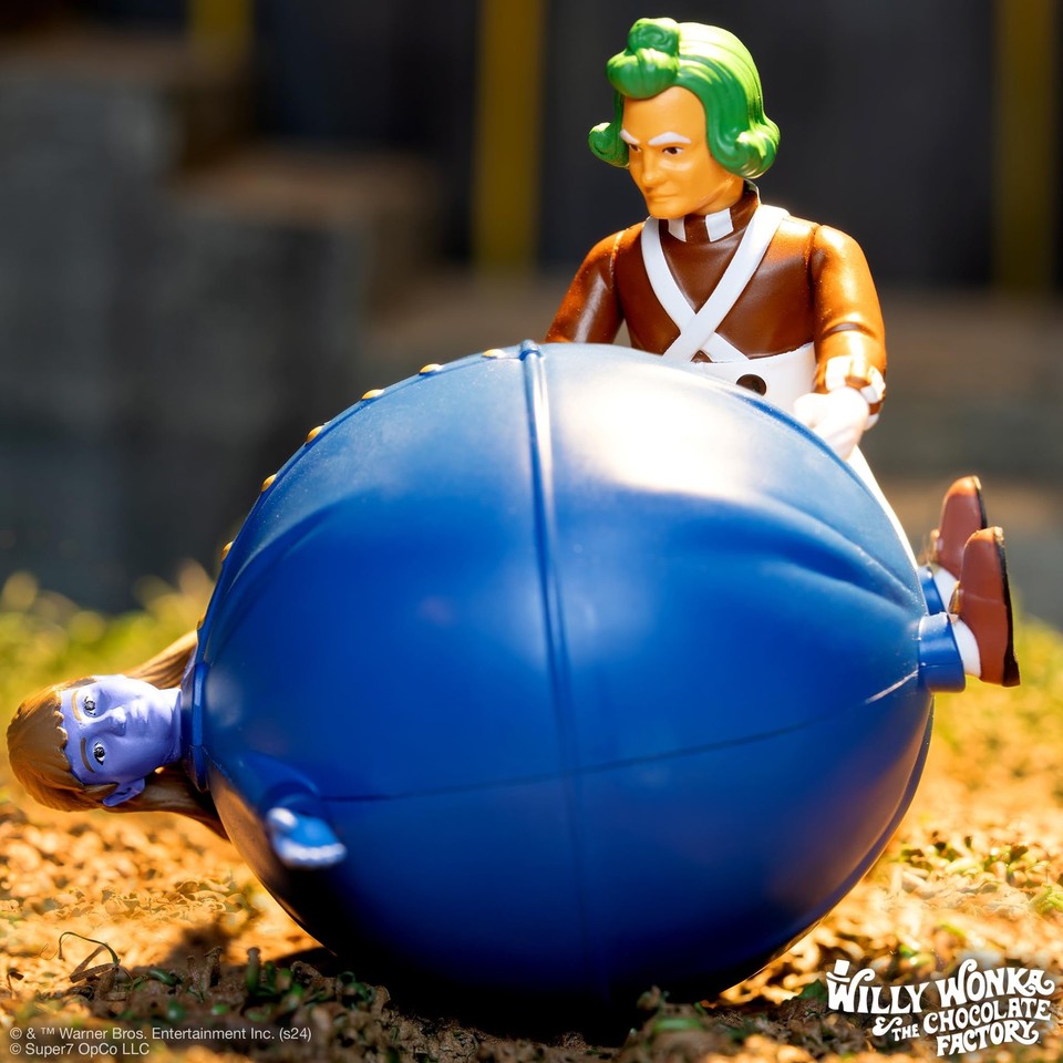 Super7 Violet Beauregarde Action Figure 375 Inch Willy Wonka ...