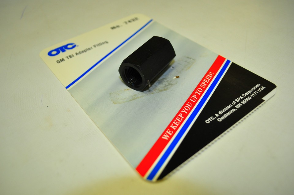 OTC 7432 GM TBI Adapter Straight Fitting M16 x 1.5 Female Fuel ...