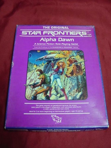 TSR 1983 - Star Frontiers - Alpha Dawn - Sci-Fi RPG Game (UNPUNCHED ...