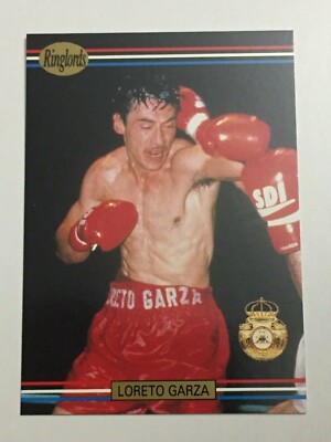 1991 Ringlords LORETO GARZA #32 boxing card ~ F1 | eBay