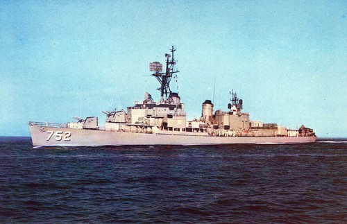 U.S.S. Alfred A Cunningham Destroyer Sumner Class Ship Postcard | eBay