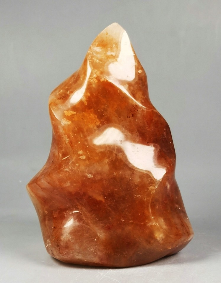 Red Fire QUARTZ Hematoid Crystal Polished sphere Flame Healing | eBay